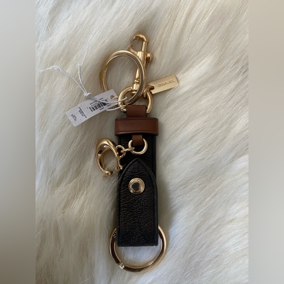 Coach | Accessories | Trigger Snap Bag Charm In Signature Canvas | Poshmark
